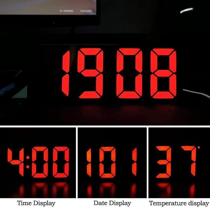 LED Smart Table Clock | Red – TECH NEST